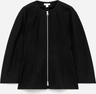 Arket Sch&ouml;&szlig;chen-Oberteil Mit Rei&szlig;verschluss -Schwarz