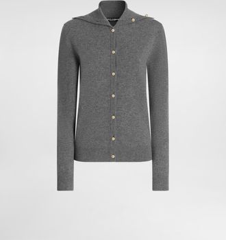 Dolce & Gabbana Cardigan Aus Kaschmir - Frau Strickwaren Grau 38