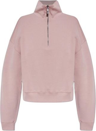 Emporio Armani Femme, Sweatshirts et sweats &agrave; capuche, Rose, Taille: 36 FR SweaT-shirt &agrave; &eacute;cusson logo