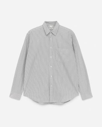 Arket Lockeres Baumwollhemd -Wei&szlig;