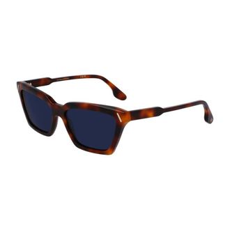 Victoria Beckham Femme, Accessoires, Brun, Taille: ONE Size Lunettes de soleil en ac&eacute;tate