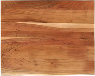 vidaXL Dessus de table 90x80x2,5 cm rectangulaire bois massif dacacia