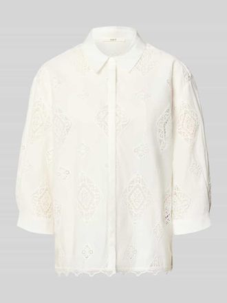 BA&SH Regular Fit Bluse mit H&auml;kelspitze Modell MURIEL