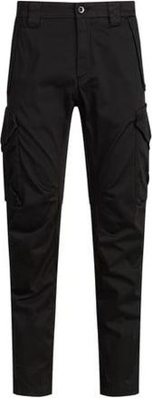 C.P. Company Pantalon uni en coton m&eacute;lang&eacute;