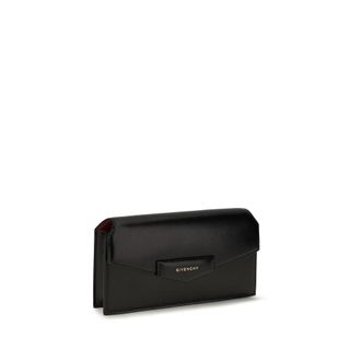 Givenchy Womens Black Calf Leather Bos Taurus Wallet