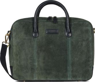 Howard London Sacoche pour ordinateur portable Wilfred en su&egrave;de - Homme - Sacs - Brun - Taille: ONE Size