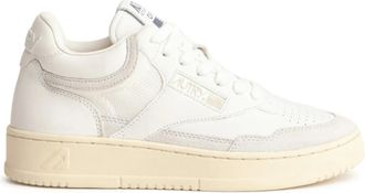 Autry Baskets Open Mid Cuir/Suede Autry