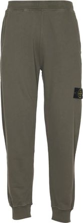 Stone Island Homme, Pantalons, Vert, Taille: S Pantalon en Molleton
