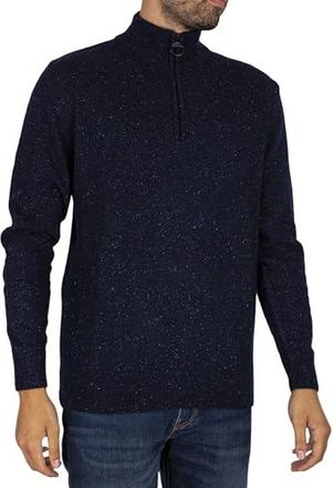Barbour Homme Tricot &Agrave; Demi-Fermeture &Eacute;clair Tisbury, Navy, XL