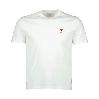 Ami Femme, Tops, Blanc, Taille: 40 FR T-shirts et Polos en Coton Blanc