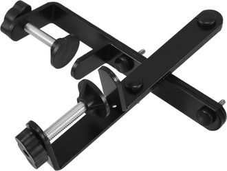 OSALADI Lochwand Tischhalterung T Form 1 Paar Metall Klemmhalterungen ohne Bohren Stabile Kantenbefestigung f&uuml;r Verschiedene Tischplatten