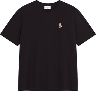 Maison Kitsuné Homme, Tops, Noir, Taille: XL T-shirts et Polos noirs