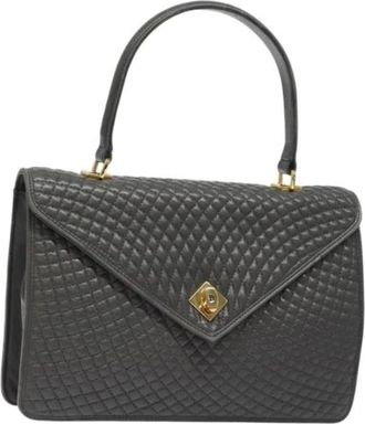 Bally Pre-owned Cuir sacs-main - Femme - Pre-owned - Gris - Taille: ONE Size