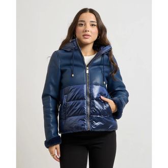 Yes-Zee YES Zee, Femme, Vestes, Bleu, Taille: 36 FR J018-Gb000710 Jacket
