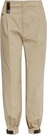 Moschino Femme, Pantalons, Beige, Taille: 38 FR Pantalon ample