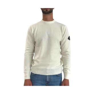 Roy Rogers Rundhals-Strickware - - Knitwear - Herren - Wei&szlig; - XL