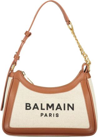 Balmain B-Army Shoulder Bag - Femme - Sacs - Beige - Taille: ONE Size