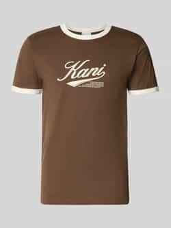 Karl Kani T-Shirt mit Label-Print und Rundhalsausschnitt