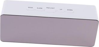 Garneck Digitale Weckeruhr mit Led-anzeige Multifunktions-radiowecker mit USB-anschluss Funkwecker mit Schlummerton und Zeitdisplay f&uuml;r Schlafzimmer