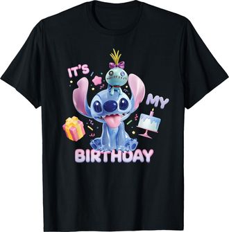 Disney Stitch & Scrump Its My Birthday Birthday Party T-Shirt