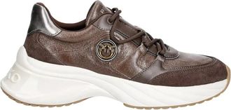 Pinko Pinko, Femme, Chaussures, Brun, Taille: 41 EU Baskets Ariel