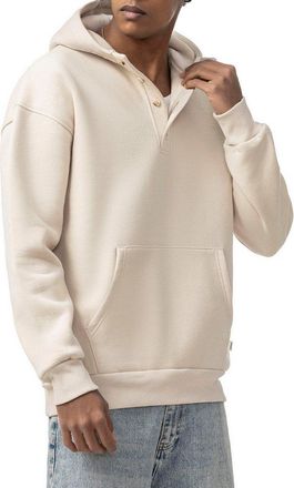 Red Bridge Hoodie Oversized mit Knopfleiste und K&auml;ngurutasche