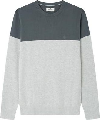 Springfield 4ic C/Red Sweater Block Gg12 Pull, Bleu Ciment, L Homme