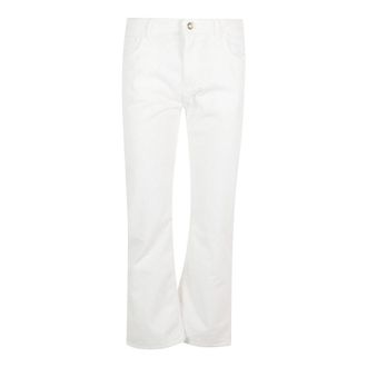 Fay Gerade geschnittene Hose - - Trousers - Damen - Wei&szlig; - W30