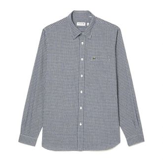 Lacoste Camicia in flanella di cotone - - Shirts - Herren - Blau - 2XL