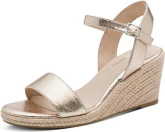 Tamaris Sandales compens&eacute;es pour femme 1-28300-42 - Dor&eacute; clair - 42 EU, Or clair., 42 EU