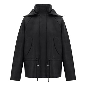 P.A.R.O.S.H. Lederjacke - - Jackets - Damen - Schwarzk - M