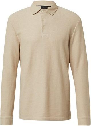 s.Oliver Langarmshirt Polo-Shirt Weiches Langarm-Poloshirt aus strukturiertem Jacquard