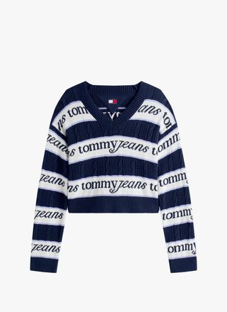 Tommy Hilfiger Pull col V en coton