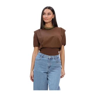 Notre-V Damen, Strickwaren, Braun, 2XLGr&ouml;&szlig;e