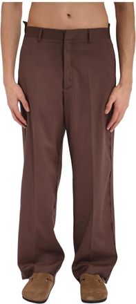 Costumein Homme, Pantalons, Brun, Taille: XL Straight Pantalons