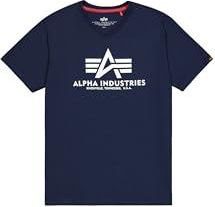 Alpha Industries Alpha Industries Shirt Basique &agrave; col en V pour Hommes, Ultra Navy