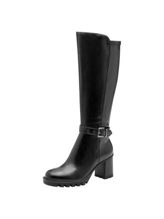 Tamaris Damen Stiefel Leder schwarz 37