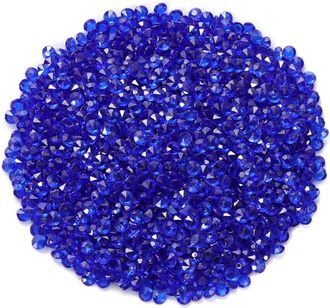 Artibetter 1000 St&uuml;ck Transparente Acryl Kristalle Spitzbodig Dunkelblau Bastelsteine f&uuml;r Hochzeit Tischdeko Vasenf&uuml;llung Party Dekoration DIY Strasssteine f&uuml;r N