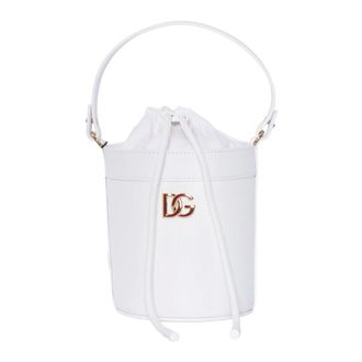 Dolce & Gabbana Femme, Sacs, Blanc, Taille: ONE Size Borsa a secchiello