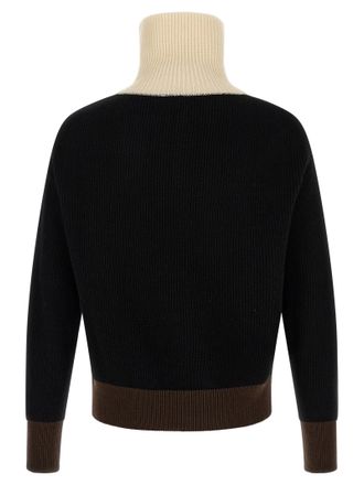 Kiton Color-Block Cashmere Cardigan - Black