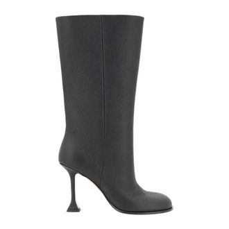 Amina Muaddi Femme, Chaussures, Noir, Taille: 39 EU Liya Bottes