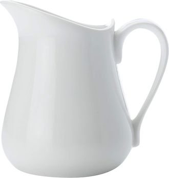 Maxwell & Williams AA022 Krug 500 ml Volumen - Porzellan Weiß - großer Henkel, breiter Ausgießer - Kitchen, Geschenkbox