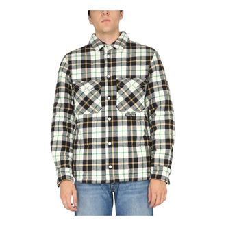 Marcelo Burlon Marcelo Burlon County of Milan Shirts Gr&uuml;n - - Jackets - Herren - Mehrfarbig - L
