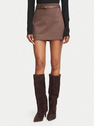 Guess Minirock W6YD06 W2890 Braun Regular Fit