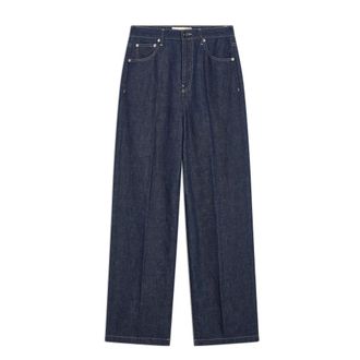 Semicouture Agata Wide Gerades Jeans - - Jeans - Damen - Blau - W28