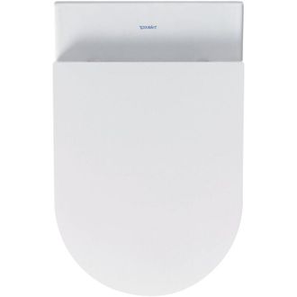 Duravit Me by Starck - Wand-WC mit WC-Sitz SoftClose, Rimless, mit WonderGliss, wei&szlig; 45290900A11 - Duravit