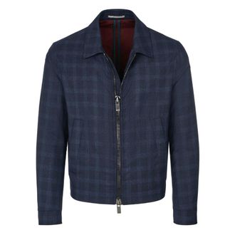 Pal Zileri Gekariertes Leichtjacke - - Jackets - Herren - Blau - S