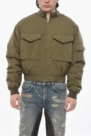 Givenchy Cotton-Blend Bomber with Utility Pockets Givenchy