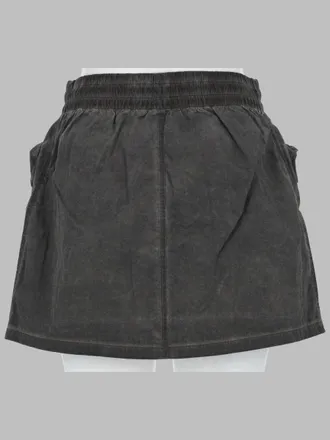 Diesel Nylon with Maxi Pockets Miniskirt - Gray