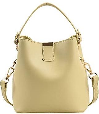 Generic Sac &agrave; bandouli&egrave;re en cuir pour femme, sac &agrave; main Hobo de taille moyenne, sac &agrave; main tendance avec poign&eacute;e sur le dessus, Vert, Medium